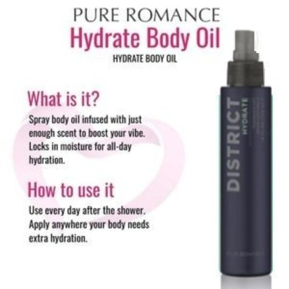 Pure Romance | Grooming | District Hydrating Body Oil | Poshmark